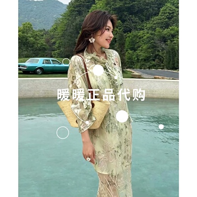 密扇 2026春夏款M262D30011601 新中式连衣裙1699