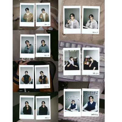 新款seventeen全圆佑拍立得自印小卡精致简约韩版打包粉丝应援