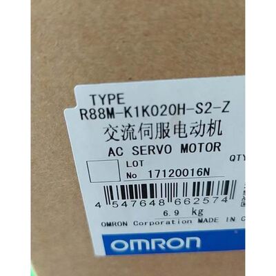 原装OMRON/伺服电机R88M-K1K020H-S2-Z 1KW 171200