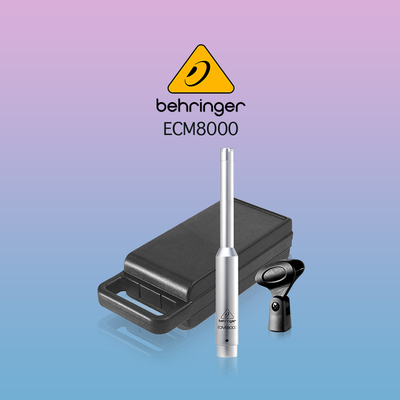 Behringer 百灵达 ECM8000 全指向性测试话筒 电容校准测量话筒