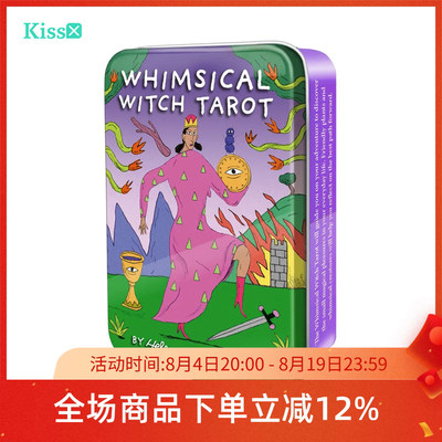 【订】进口正版 诡异女神塔罗牌 Whimsical Witch Tarot