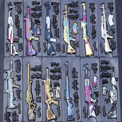 绝地大逃杀武器皮肤模型钥匙扣