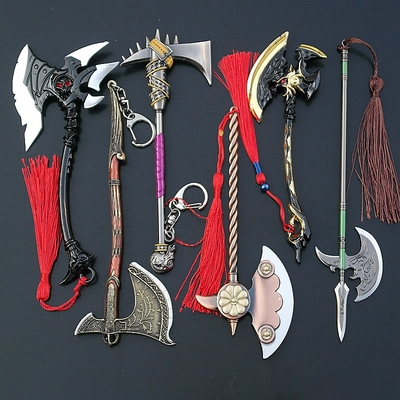 沉香斧头朋克奎爷骷髅亡灵斧头