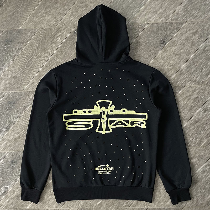 Hellstar Studios Complexcon Hoodie 刺绣男女套头帽衫卫衣