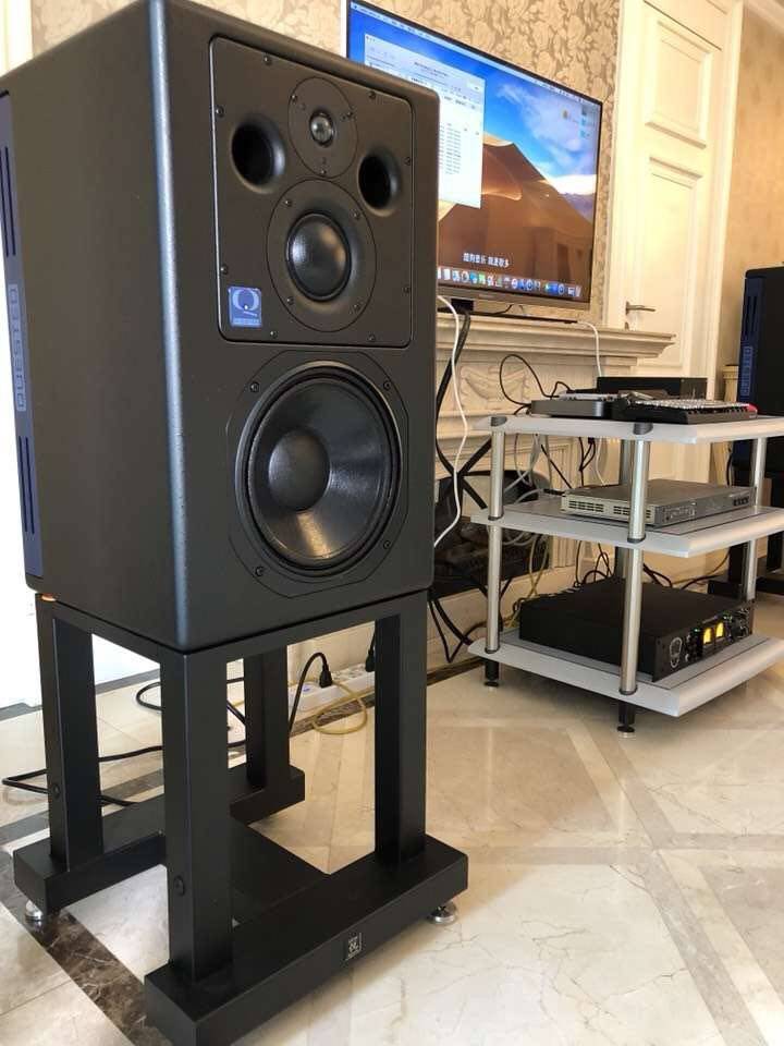 还音音响牌 Quested Q牌V3110大型音箱专业定做四柱金属脚架_虎窝淘