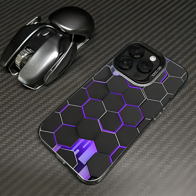 个性创意彩银镭射高级感手机壳