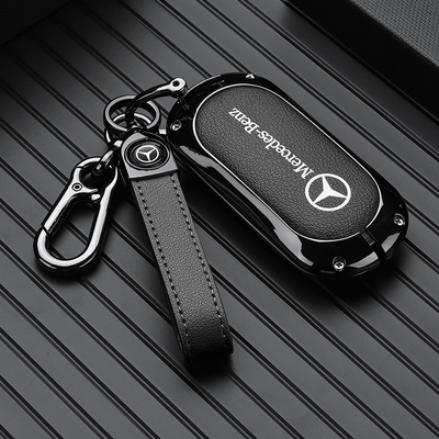 适用2024新款奔驰EQE350钥匙套23款EQE500/EQESUV高档车包壳扣男