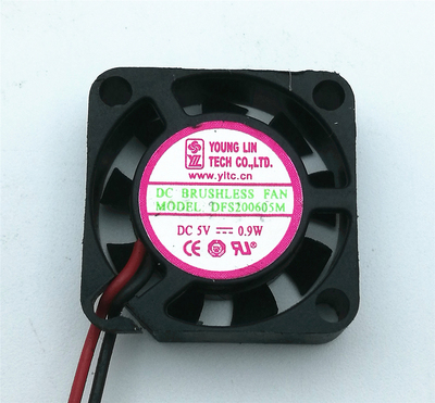 YOUNG LIN DFS200605M 5V 0.9W 2006路由器 网络机顶盒散热风扇