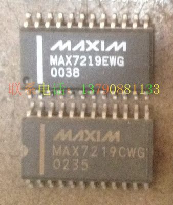 MAX7219EWG MAX7219CWG SOP24 MAXIM