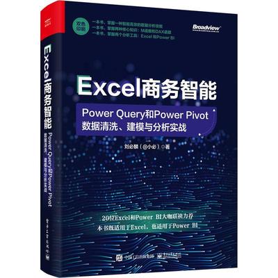 Excel商务智能:Power Query和Power Pivot数据清洗、建模与分析实战刘必麟  计算机与网络书籍