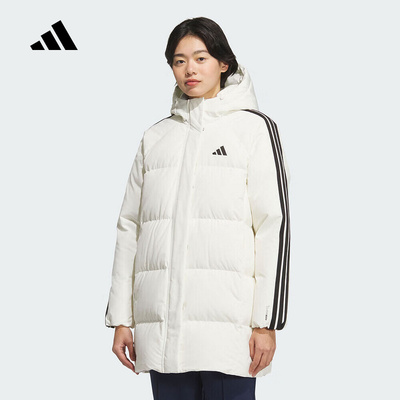 adidas阿迪达斯官方运动2025冬女中长羽绒服 KC2485