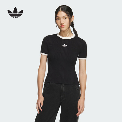 adidas阿迪达斯官方运动2025秋女短袖T恤 KS6110