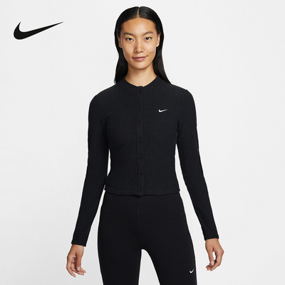 Nike耐克官方运动2026春女长袖针织衫 IF0235-010