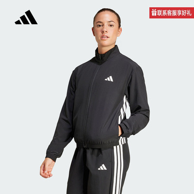 adidas阿迪达斯官方运动2025春女梭织夹克 JD6539