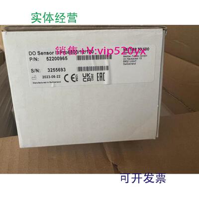 现货供应52200965全新梅特勒托利多inpro6800/12/120溶氧电极