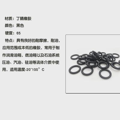 普通丁晴o型圈径线1.9*外径10.5/11/11.5/12/12.5/13/14/15/16/17