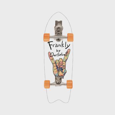 免蹬滑板陆地冲浪板s5s6冲桥刷街代步陆弹簧板yow同款carver同款