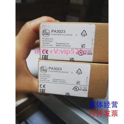现货供应原装IFM易福门传感器PA3023现货当天发议价
