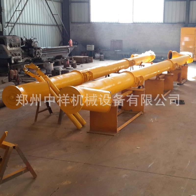 输送机碳钢材质管式螺旋输送绞龙提升上料机混凝土不锈钢输送机