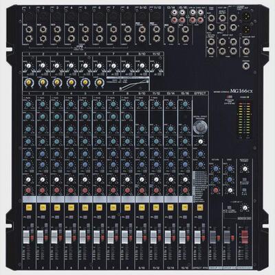 路音mg166cx16思带效果调音台