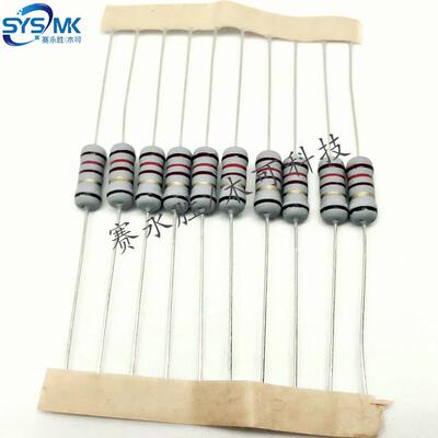 1w5%51r56r62r68r75r82r91r100r120r直插绕线电阻编带