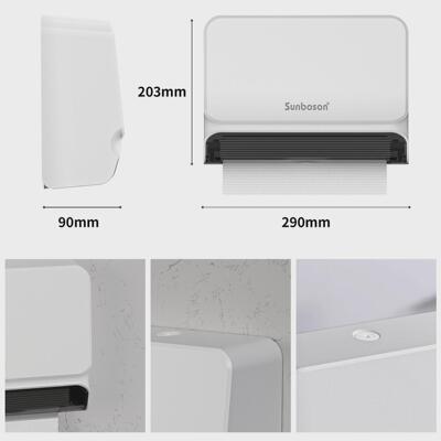 博莎朗酒店卫生间擦手纸盒挂壁式商用厕所纸巾盒厨房干手纸盒巾架