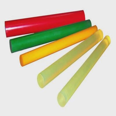 聚氨酯棒pu棒牛筋棒弹性橡胶棒板减震耐磨优力胶pu管棒加工可定