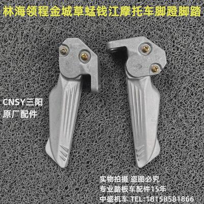 适用林海领程175草蜢200force155钱江摩托车左右脚蹬搁脚后脚踏板