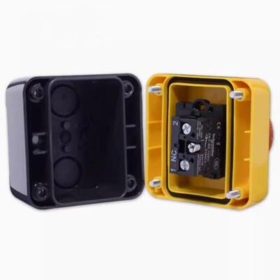 旋转原厂急停按钮开关盒xalj01c带急停按钮1常闭全新复位