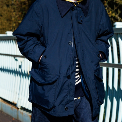 nanamica防水户外连帽猎装夹克