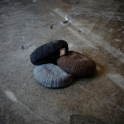 THEH.W.DOG&CO羊毛青年布贝雷帽