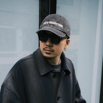 COOTIE染色水洗刺绣LOGO棒球帽