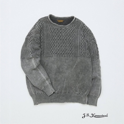 J.S.Homestead复古水洗针织衫