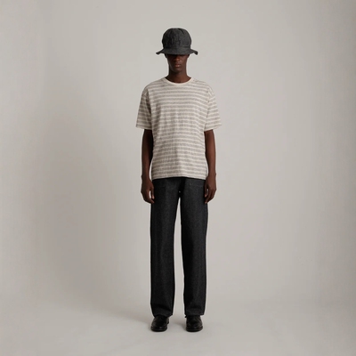 T.T匹马棉空气纺织条纹短袖T恤