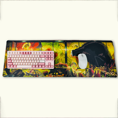 DNDKB 电脑桌垫超大鼠标垫家用办公笔记本电脑桌面高级感键盘垫