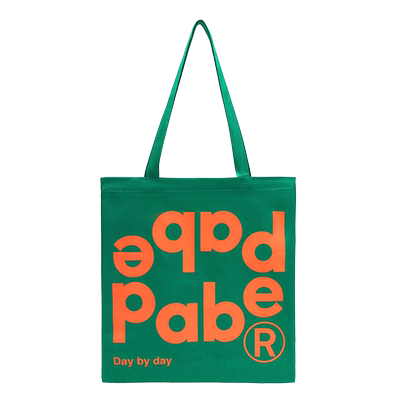 PabePabe 品牌撞色帆布袋 大容量 简约通勤设计