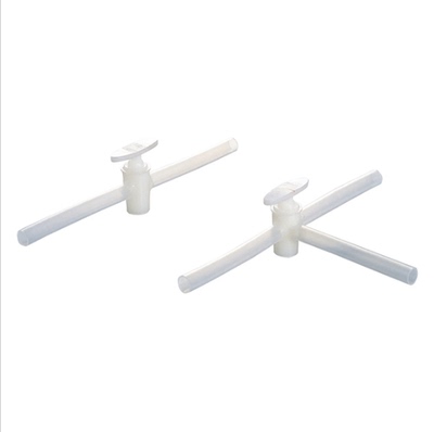 ASONE亚速旺实验室用品 设备工具 两通 三通龙头（PE制）COCK PE