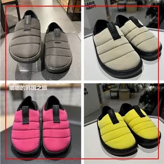 韩国代购Crocs洞洞鞋卡骆驰经典松果鞋男女加绒保暖休闲鞋210706