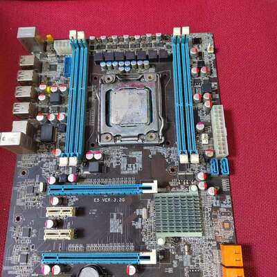 {议价}X79大主板刚拆的，CPU E5-2630V2，没有档板 ，