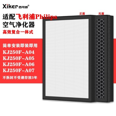 适配飞利浦Philips空气净化器过滤网KJ250F-A04/A05/A06/A07滤芯