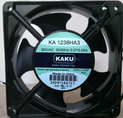 轴流风机全新台湾卡固KAKU12038风机KA1238HA3 金属风机 380V
