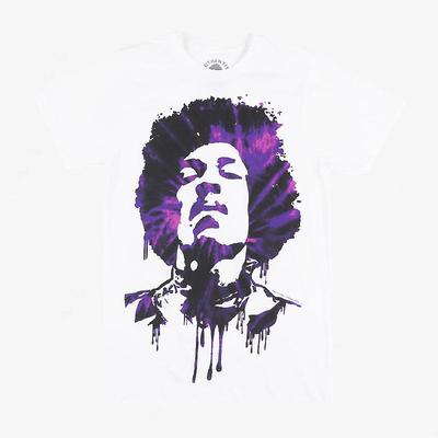 美潮品牌扎染滑板音乐t恤