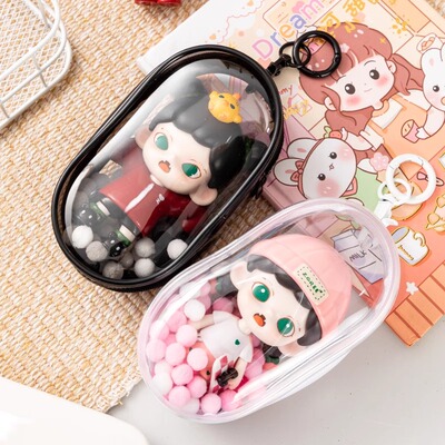 pvc收纳OB11娃娃gsc透明展示bjd