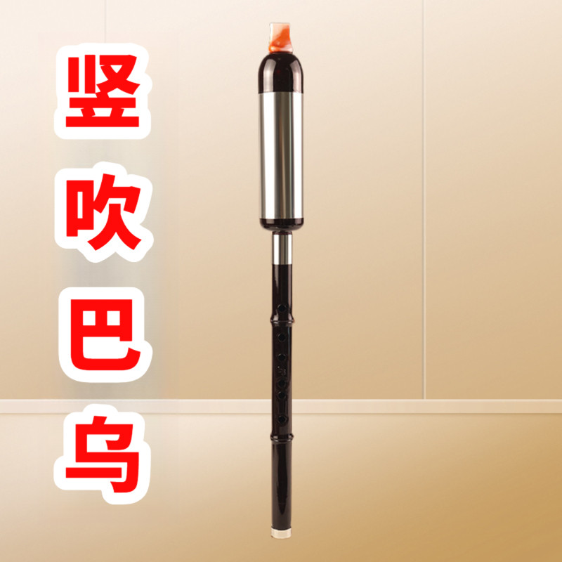 网红仿黑檀竖吹巴乌入门初学者乐器学生用降b调c调F调G调