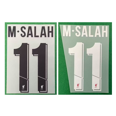 18-21利物浦主客场欧冠11号萨拉赫#11M·SALAH Nameset印印号印字