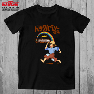 哈克历险记怀旧动漫原创T恤