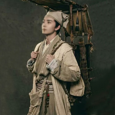 聂小倩宁采臣男女情侣装倩女幽魂古风影视古装雪纺棉麻书生演出服