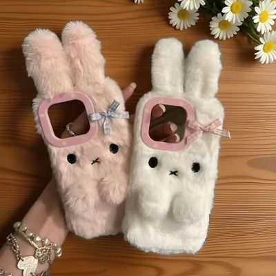 秋冬毛绒米菲兔适用vivoS30Promini手机壳X200S/X100全包Y300Pro可爱Y37/Y200+保护Y500/Y77E套S19e/Y200gt