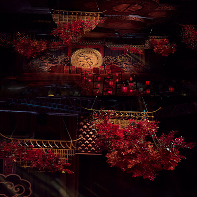 2019年新款婚庆道具铁艺黄金屋路引屋顶吊顶拱门舞台婚庆布置道u.