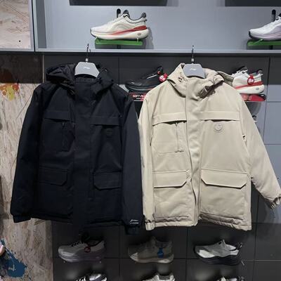 李宁2025冬季新品男子羽绒服